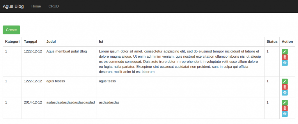 Membuat modal bootstrap di framework Laravel - Mr Agus