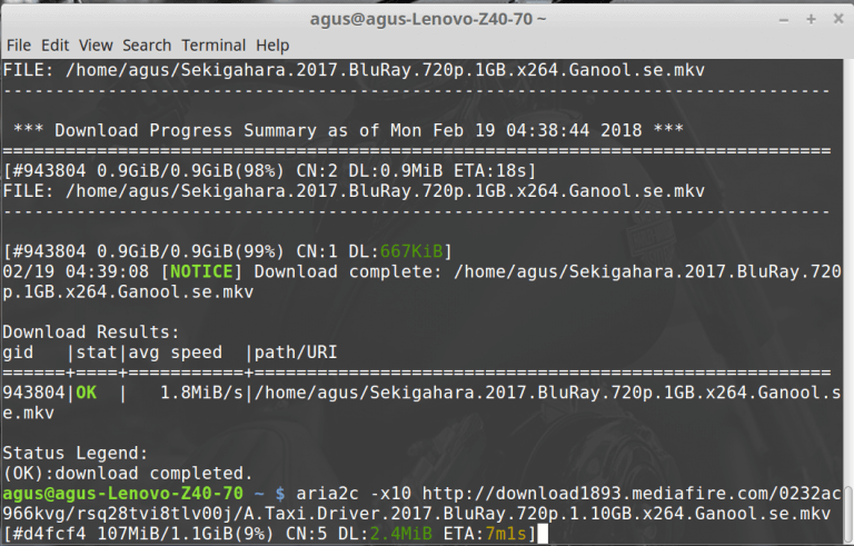 Mengenal Aria2 Download Manager Berbasis Command Line Untuk Linux - Mr Agus